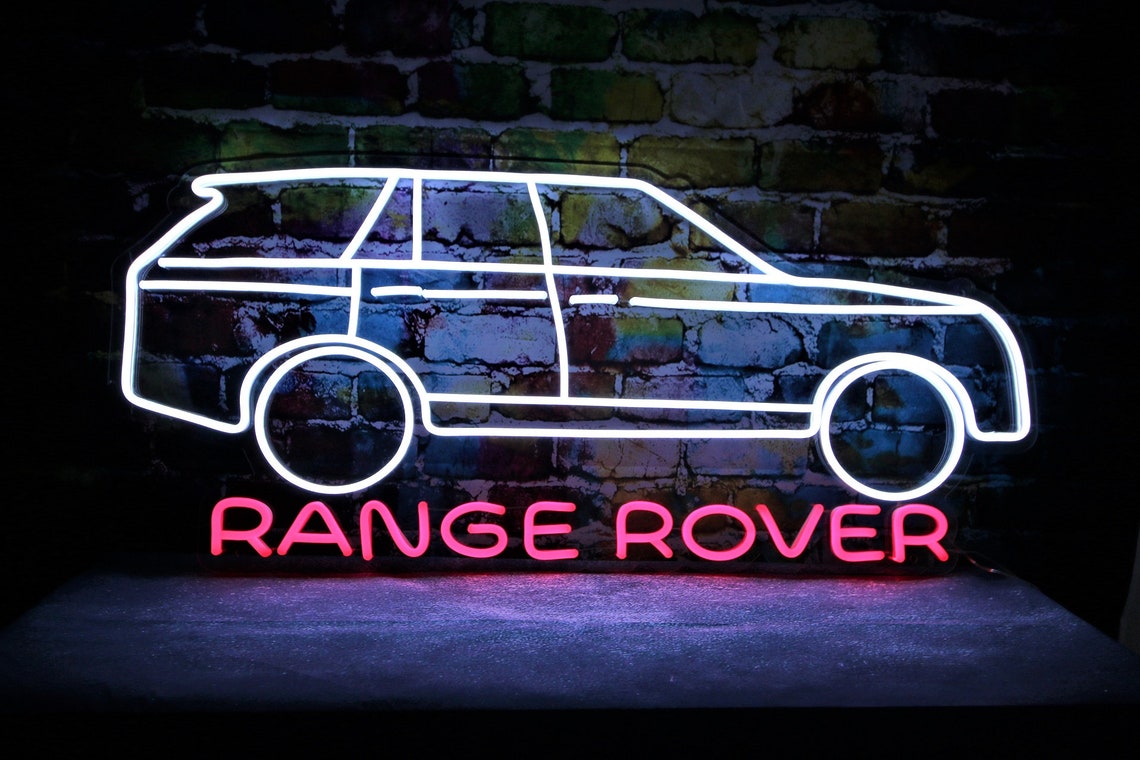 RANGE ROVER Custom Neon Sign HSE Supercharged Sport Neon Light - Etsy