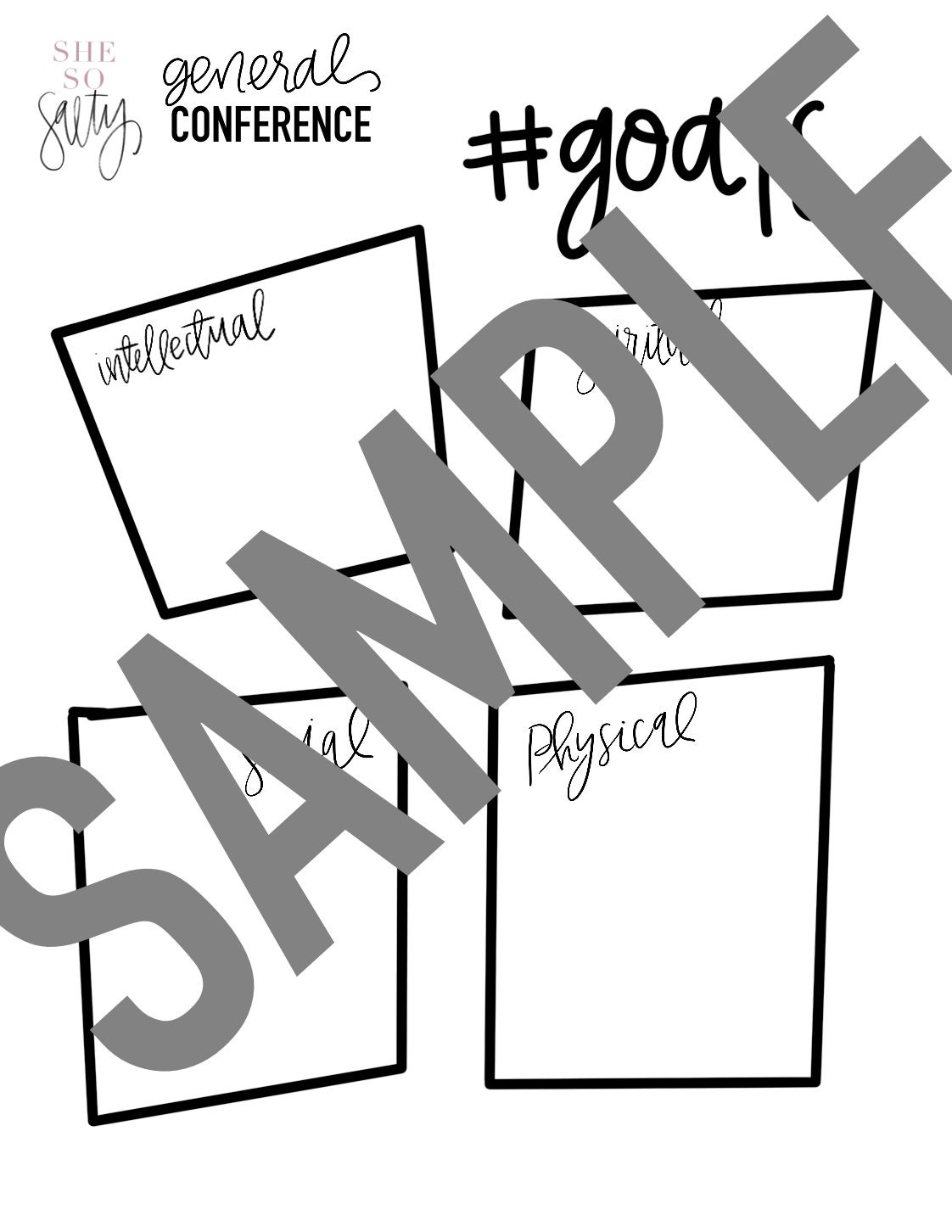 LDS General Conference Packet for YOUTH Ym/yw (34 Pages!) - Etsy