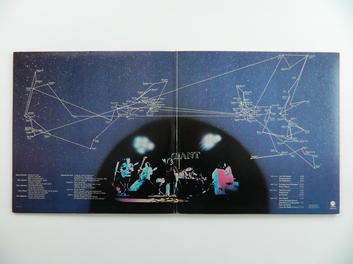 1977 Gentle Giant Live Playing The Fool vinyl | Etsy