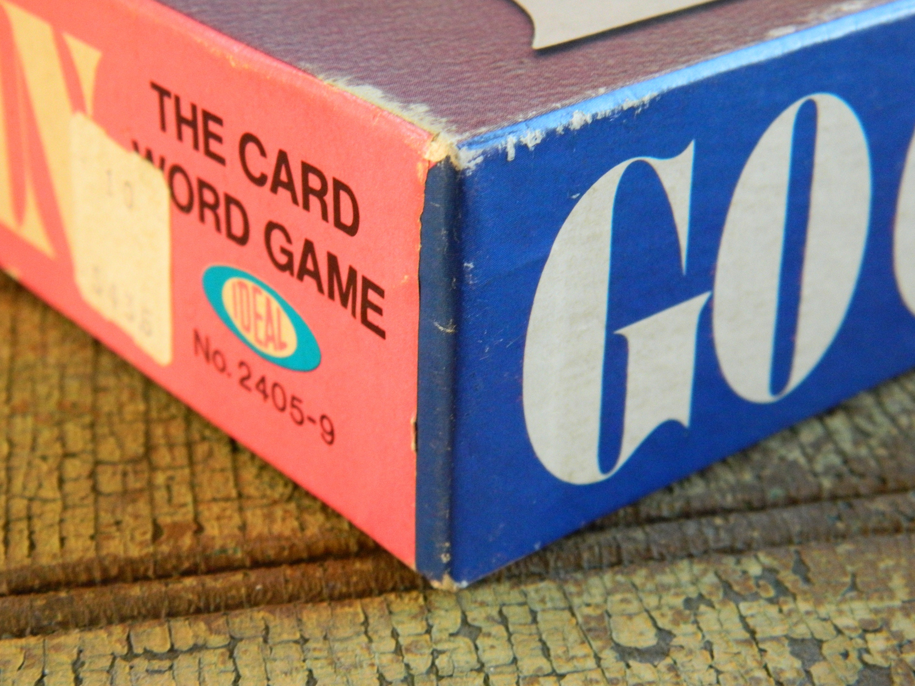 1968 Vintage Ideal Go Gin Card Game Family Night Word Guessing Intrigue ...