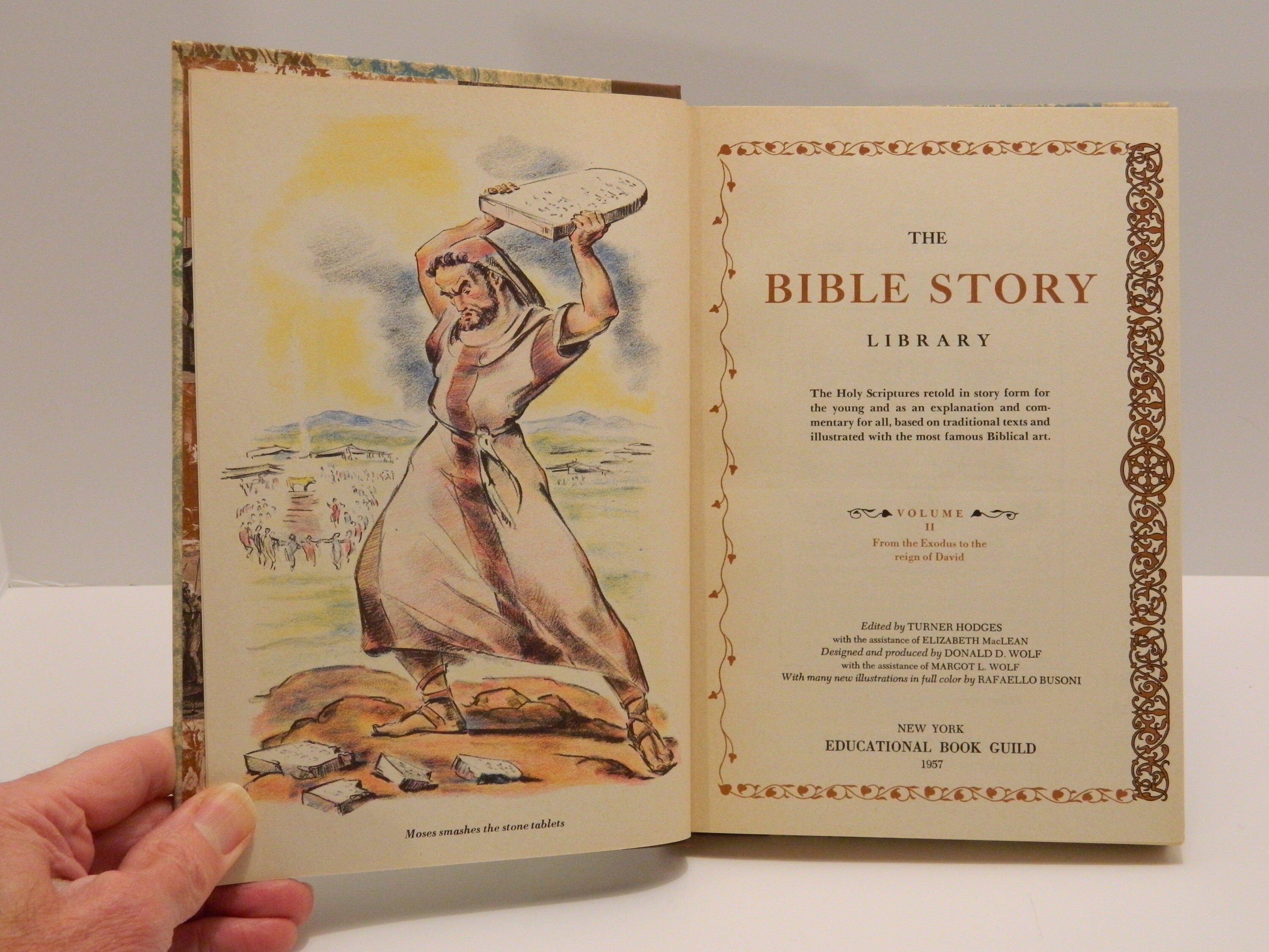 The Bible Story Library 4 Volume Book Set for Children Young Adult Life ...