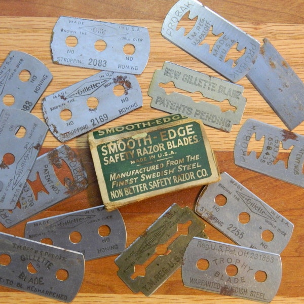 Antique Razor Blades - Etsy