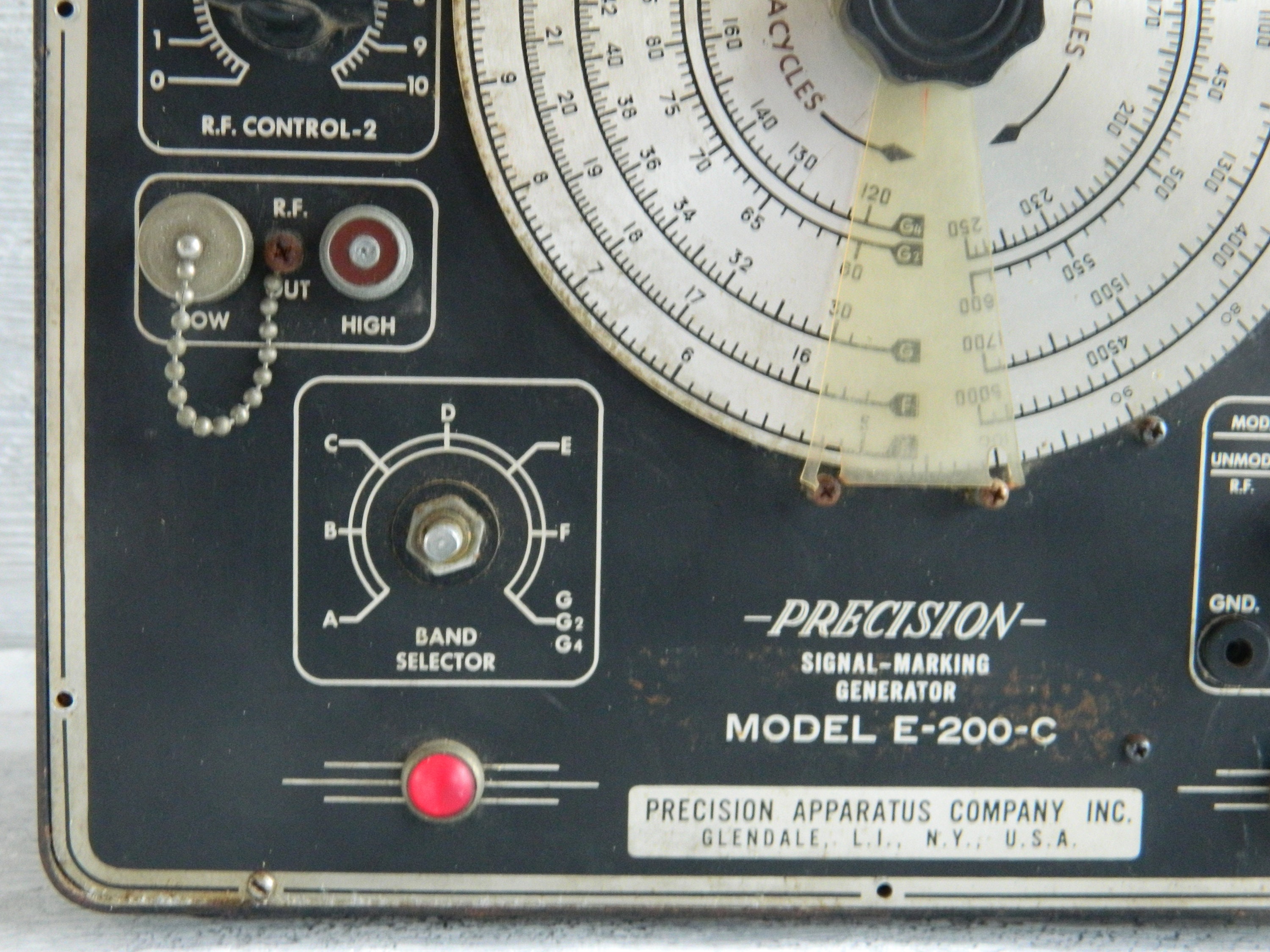 Vintage Precision Apparatus Signal Generator Model E-200-C Old ...