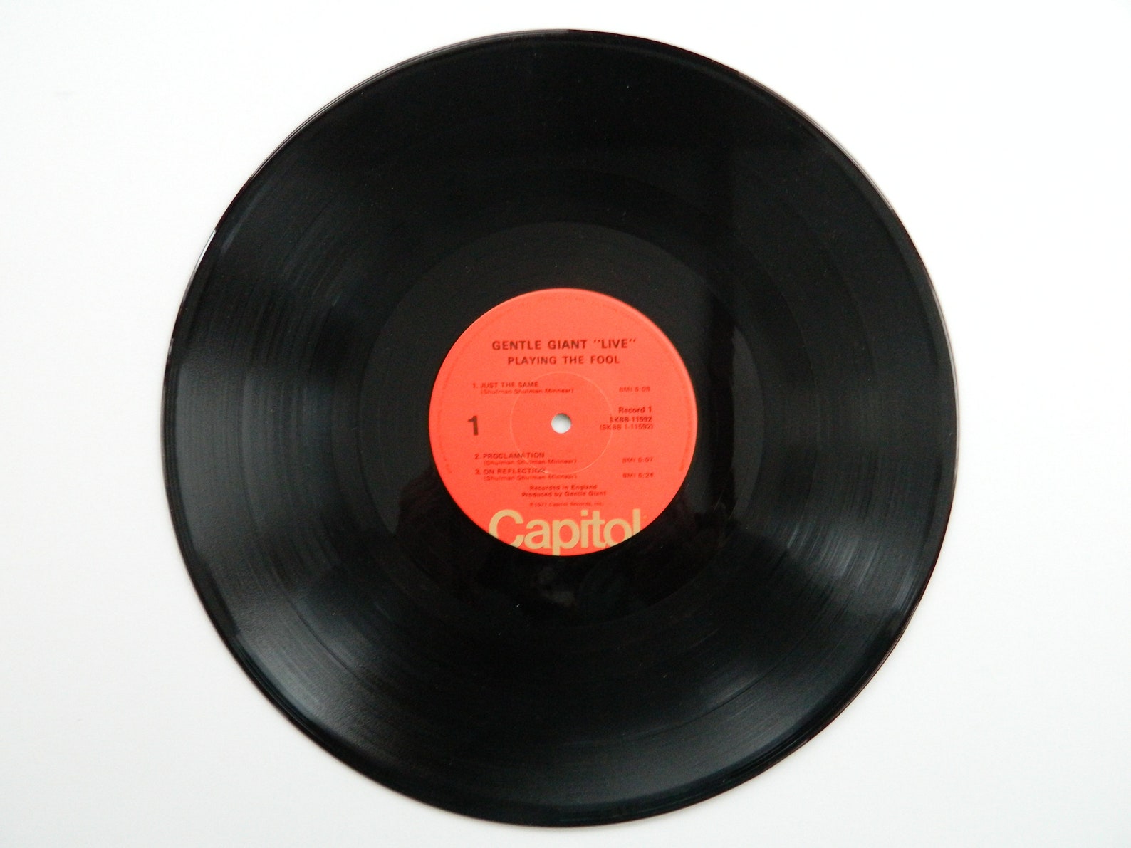 1977 Gentle Giant Live Playing The Fool vinyl | Etsy