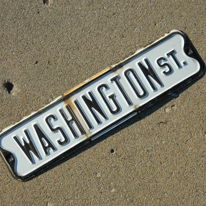 City Street Sign - Etsy