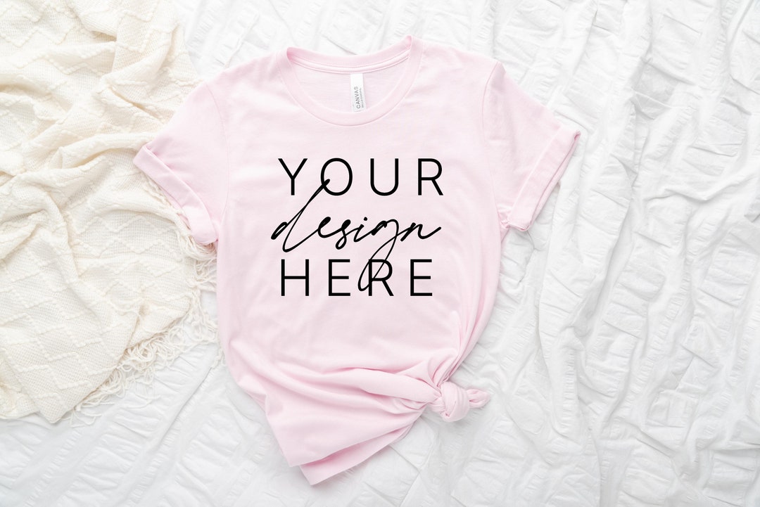 Valentine's Day Mockup Flat Lay Mock up Bella Canvas - Etsy