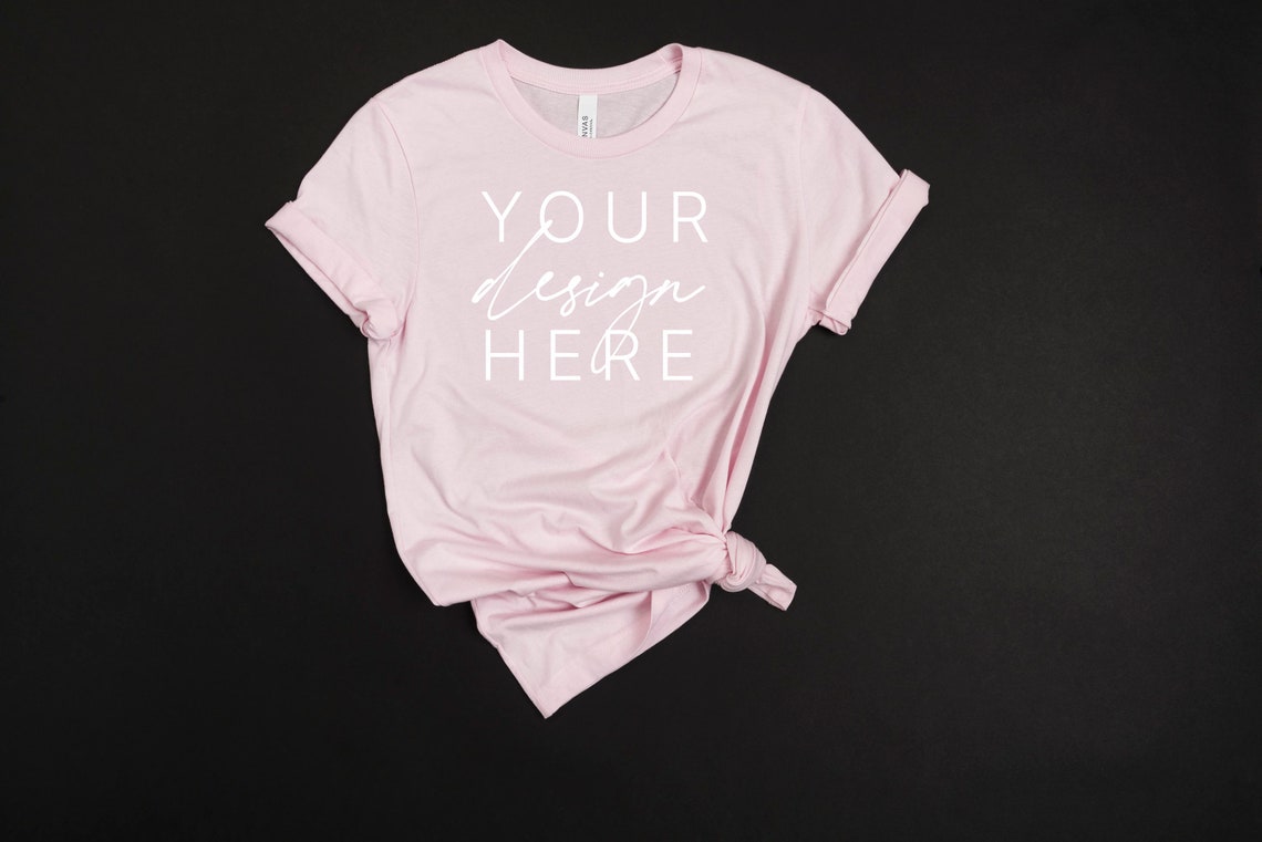 Soft Pink Bella Canvas 3001 Mockup T-shirt Mockup Bella - Etsy