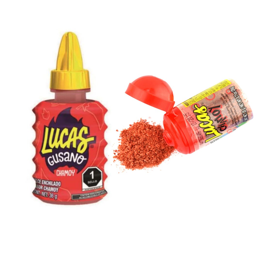 Lucas Gusano Chamoy Liquid Candy & Lucas Chamoy Powder - Etsy