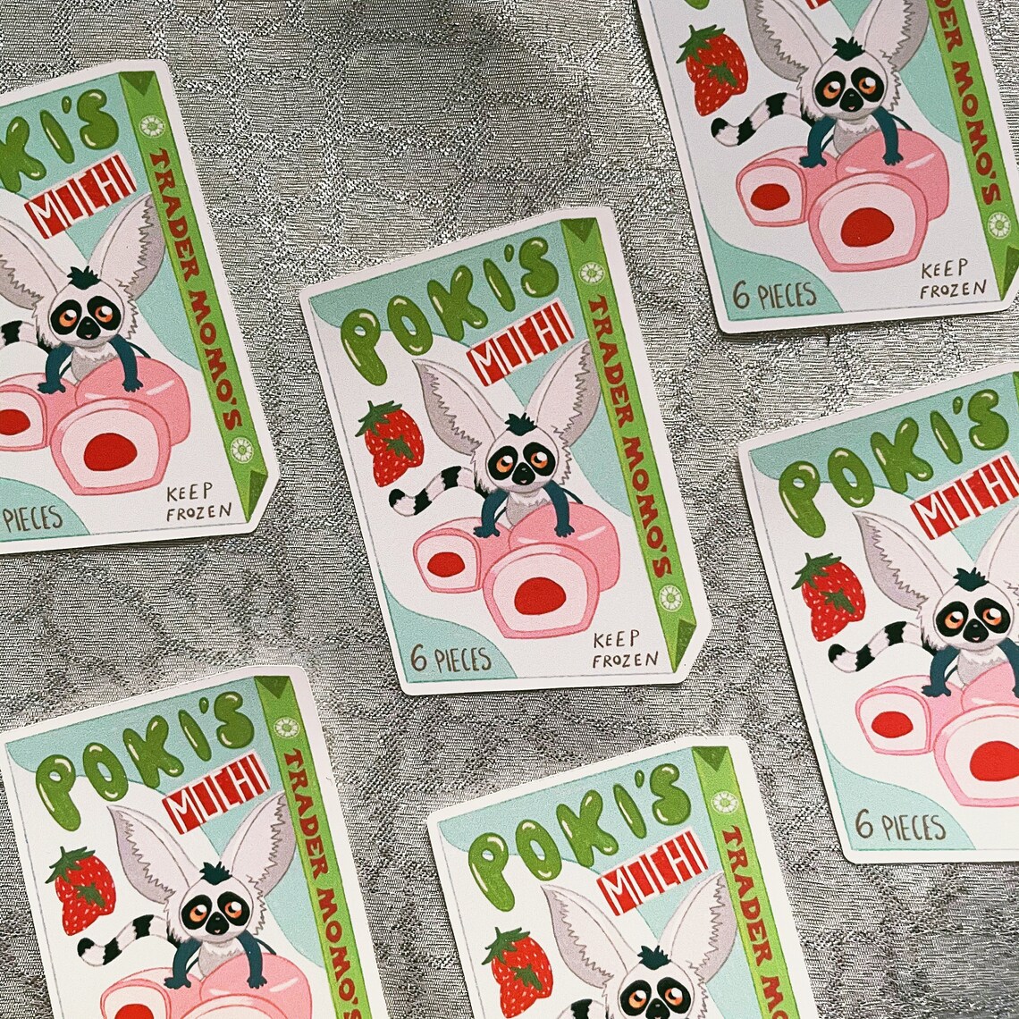 Poki Mochi Sticker Trader Momos ATLA Food the Legend of - Etsy