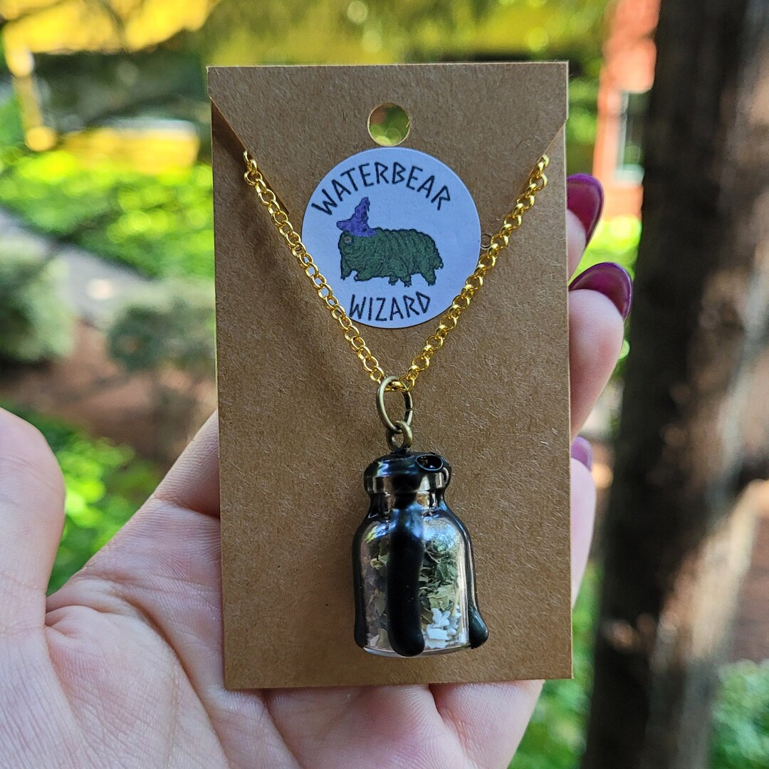 Protection Spell Jar Necklace - Etsy