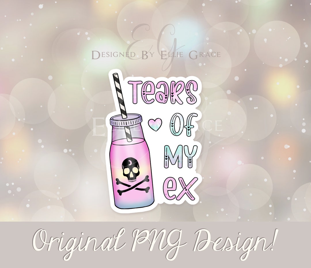 Ex PNG, Digital Download, Sticker Design, Pastel Sticker, Feminist ...