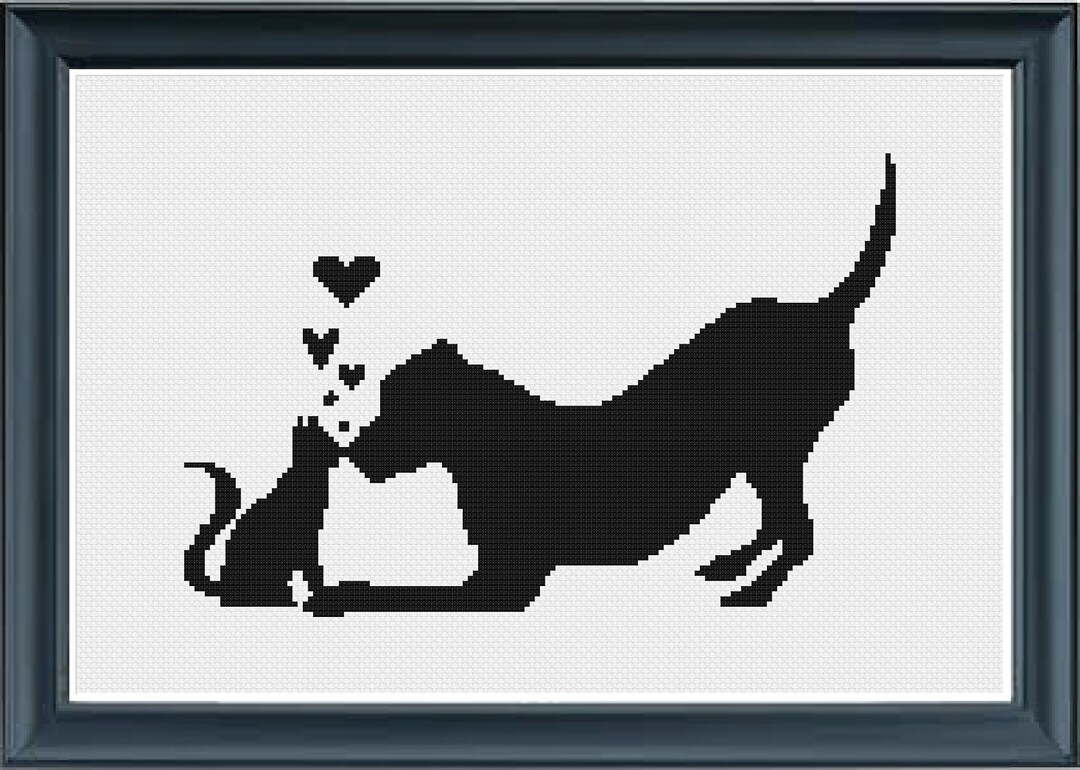 Cat and Dog Cross Stitch Pattern / Instant PDF Download - Etsy