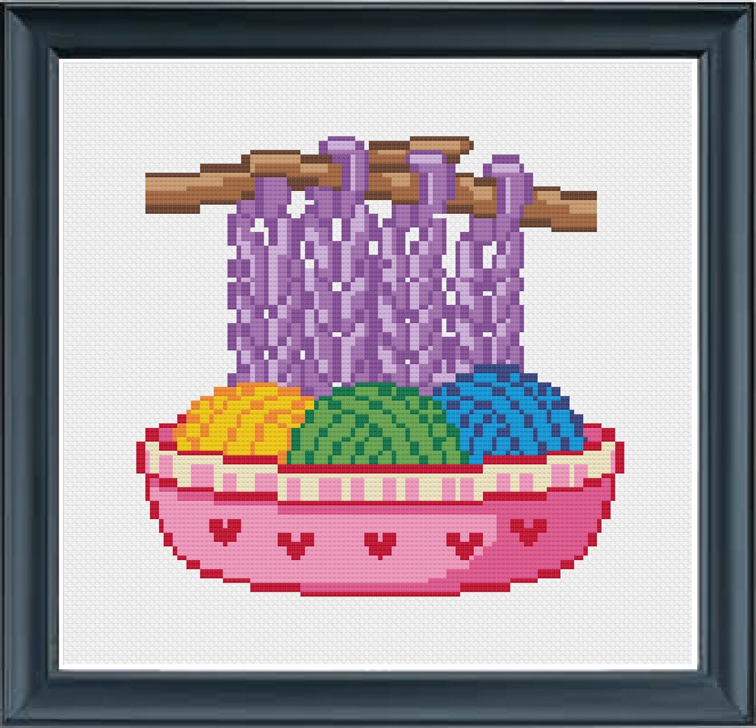 Knitting Cross Stitch Pattern / Instant Download PDF File - Etsy