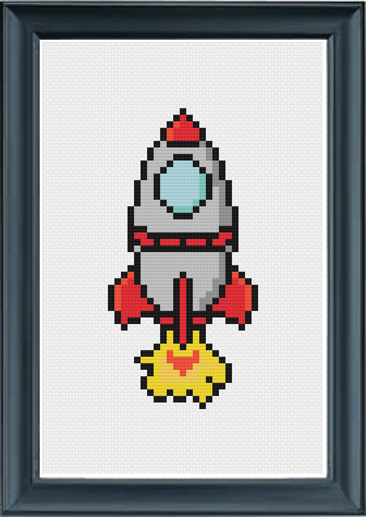 Rocket Launch Cross Stitch Pattern / Instant Download PDF File - Etsy