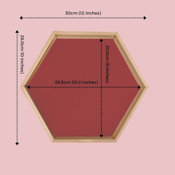Hexagon Frame Floating - Etsy