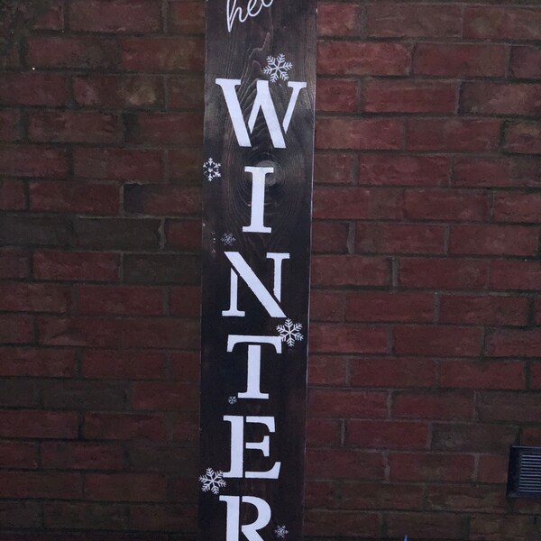 Winter Porch Sign - Etsy