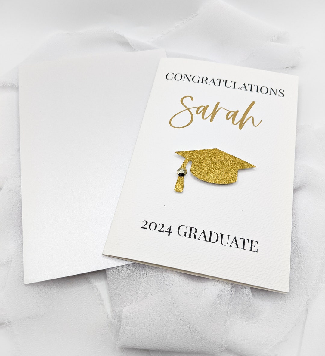 4x6 Graduation Card, Custom Card, Custom Graduation Card, 3-D Card ...