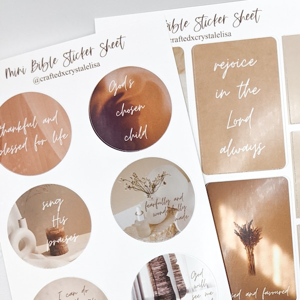 Bible Journal Stickers - Etsy