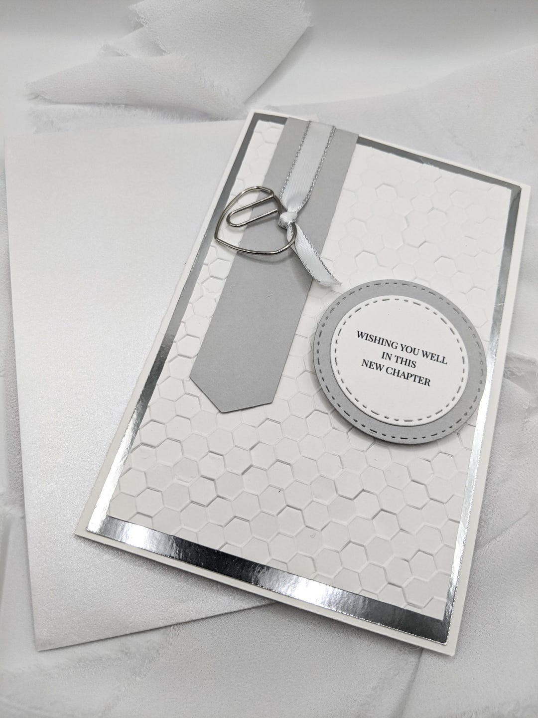 4x6, New Chapter Card, New Beginnings Card, Embossed New Chapter Card ...