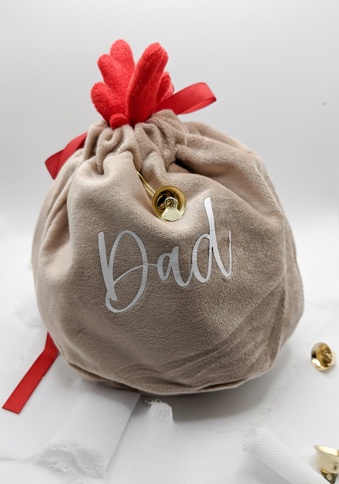 Personalized Christmas Gift Bags Christmas Gift Bag Velvet - Etsy