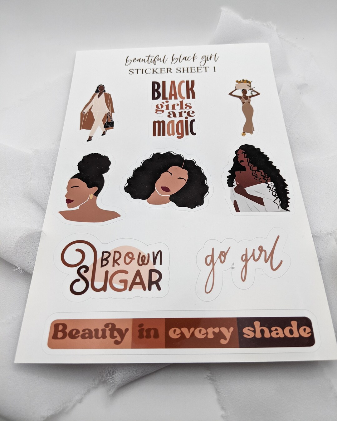 2-pack, Black Queen Stickers, Black Girl Magic Stickers, Black Girl ...