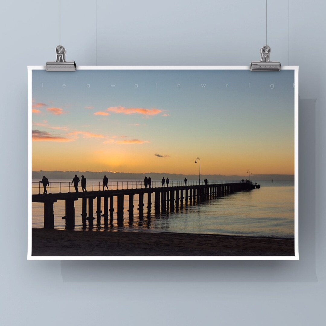 Dromana Pier Sunset MORNINGTON PENINSULA Photographic Print - Etsy ...