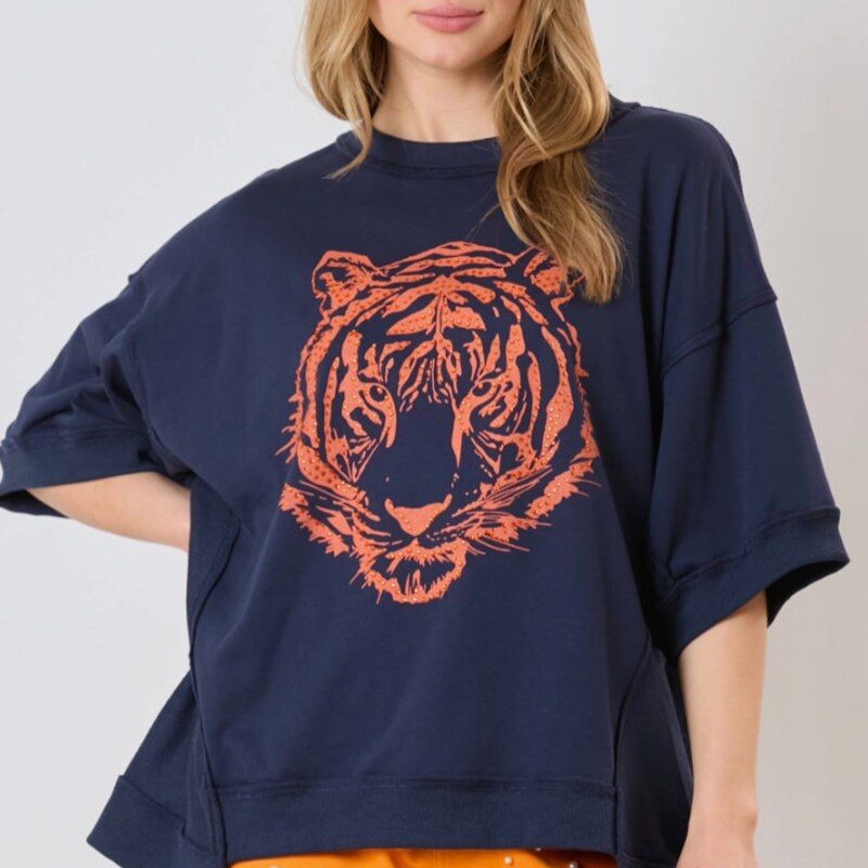 Sequin Tiger Shirt - Etsy