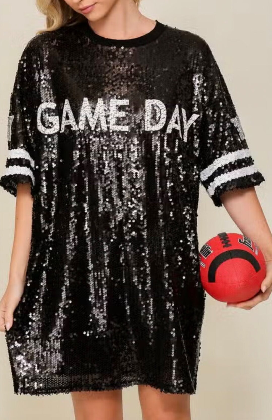Game Day Sequin Over Sized Top / Dress, Game Day Sequin Dress, Game Day ...