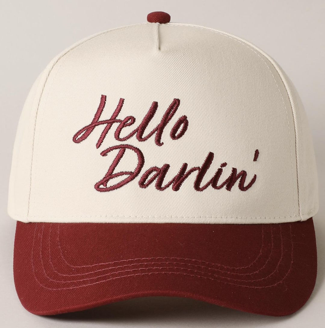 Hello Darlin' Trucker Trucker Hat, Hello Darlin' Cap, Hello Darlin ...