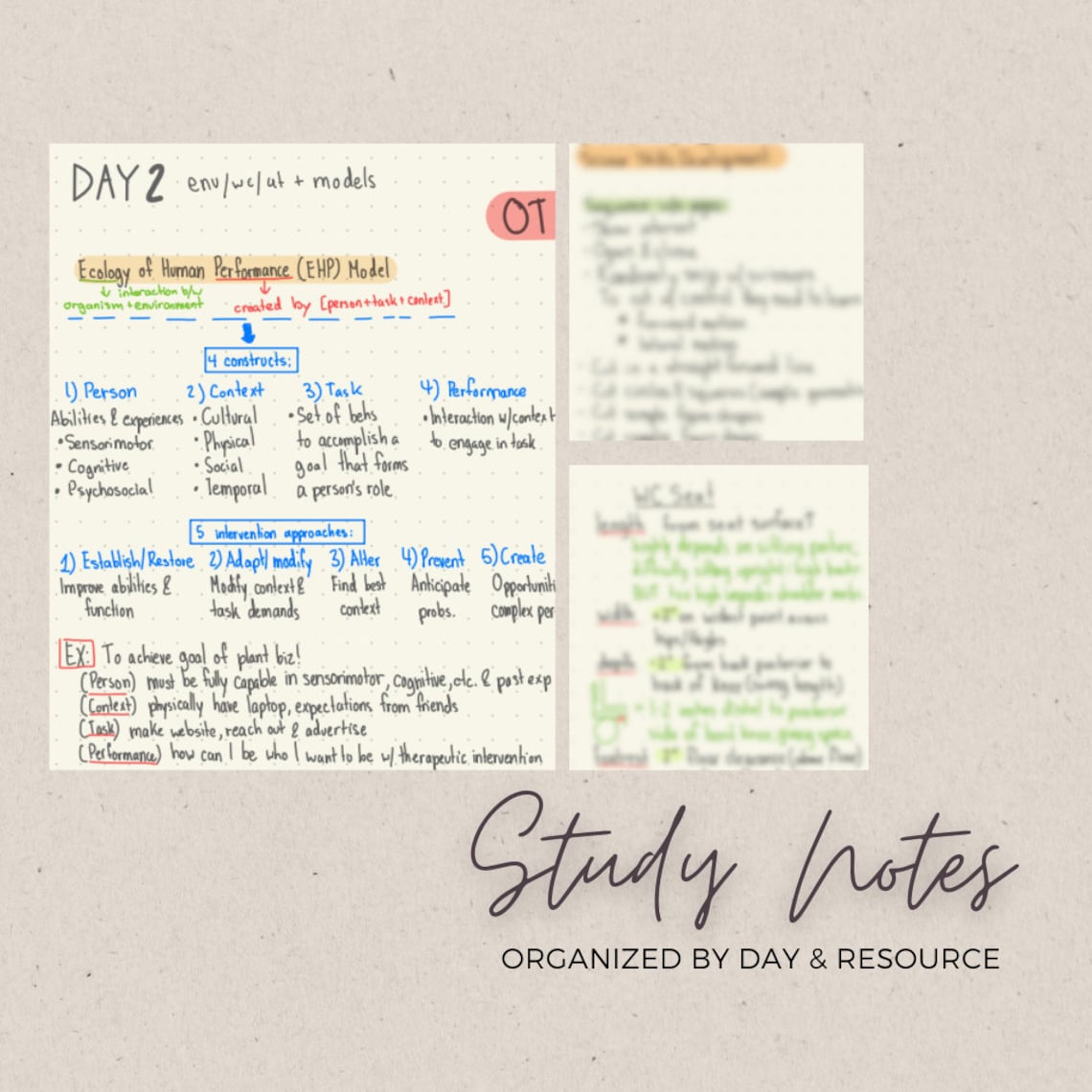 NBCOT Exam - Study Notes Only - Etsy