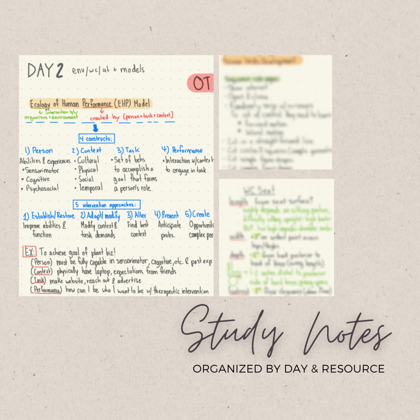 NBCOT Exam - Study Notes Only - Etsy