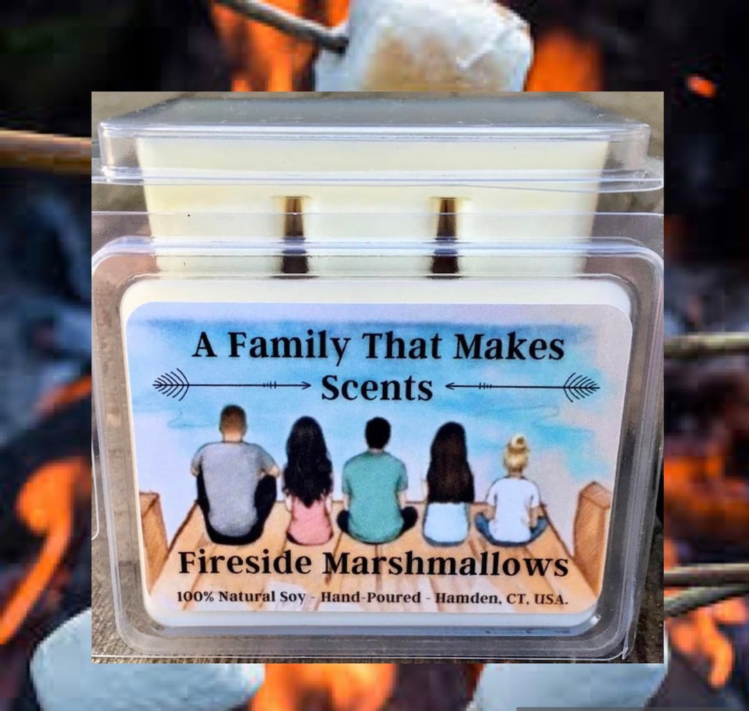 Fireside Marshmallows Wax Melts Highly Scented 100 % Natural Soy Eco ...