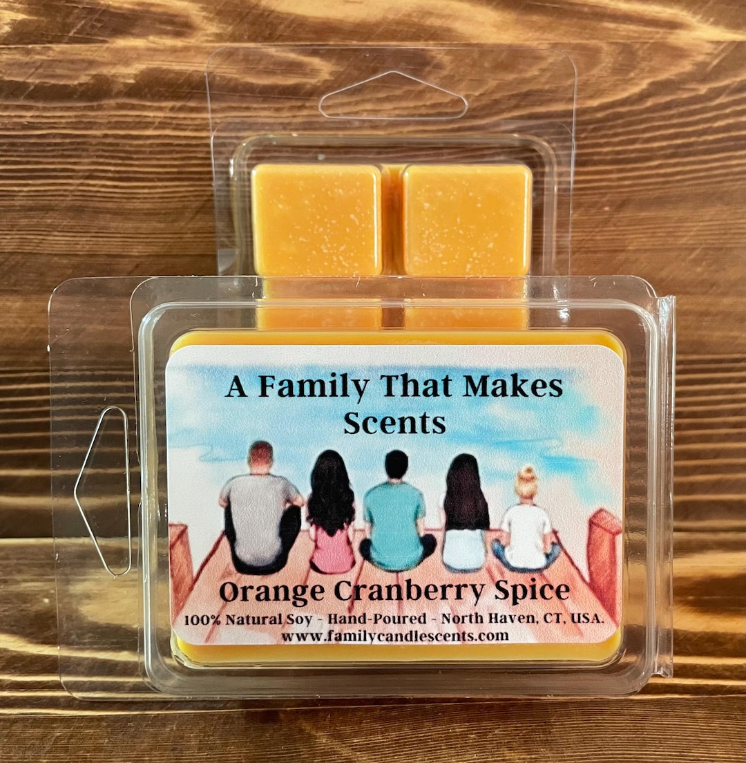 Orange Cranberry Spice Wax Melts -100 % Natural Soy - Eco-friendly ...