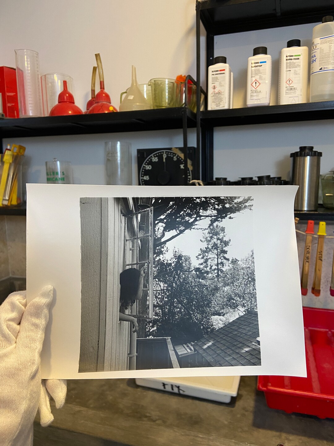 Aire 8X10 Black and White Photo Silver Gelatin Print on WARMTONE FB ...