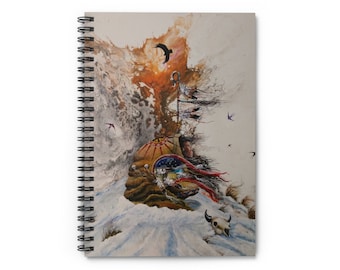 Spiral Notebook Ruled Line - Etsy