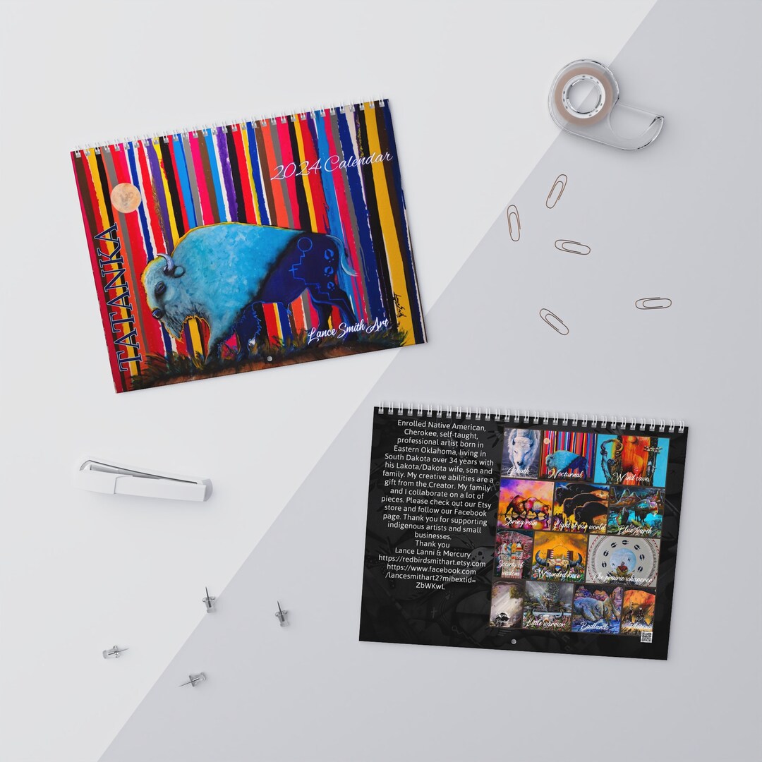 Tataka Large and XL Sizes Available lance Smith Art Wall Calendars 2024 ...