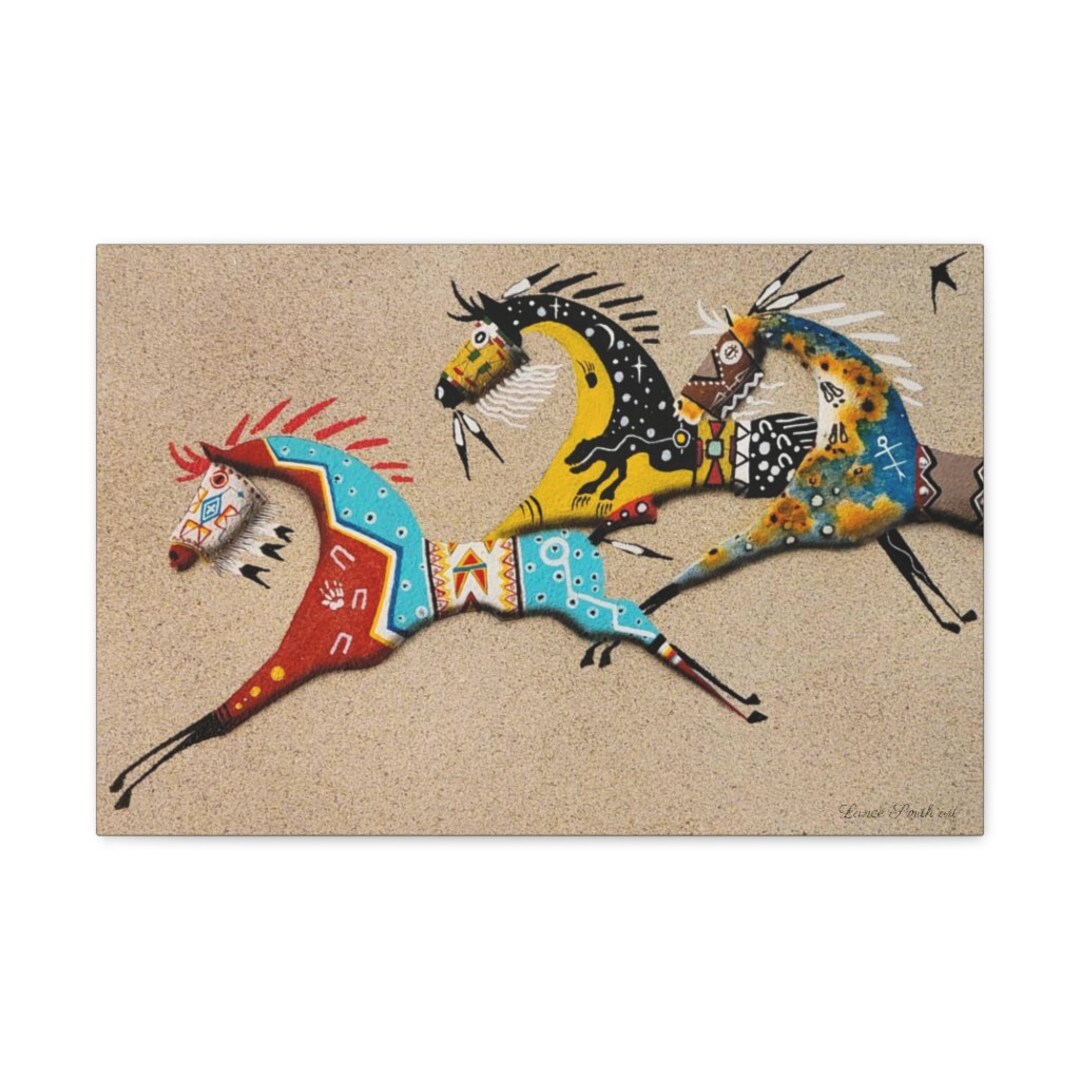 Sunka Wakan Canvas Gallery Wraps - Etsy