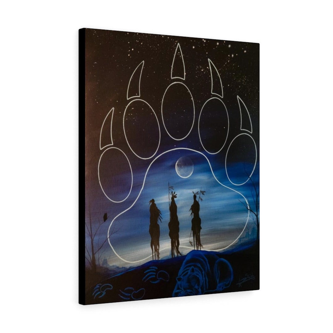 Mahto (bear) 3 Sizes Canvas Gallery Wraps - Etsy