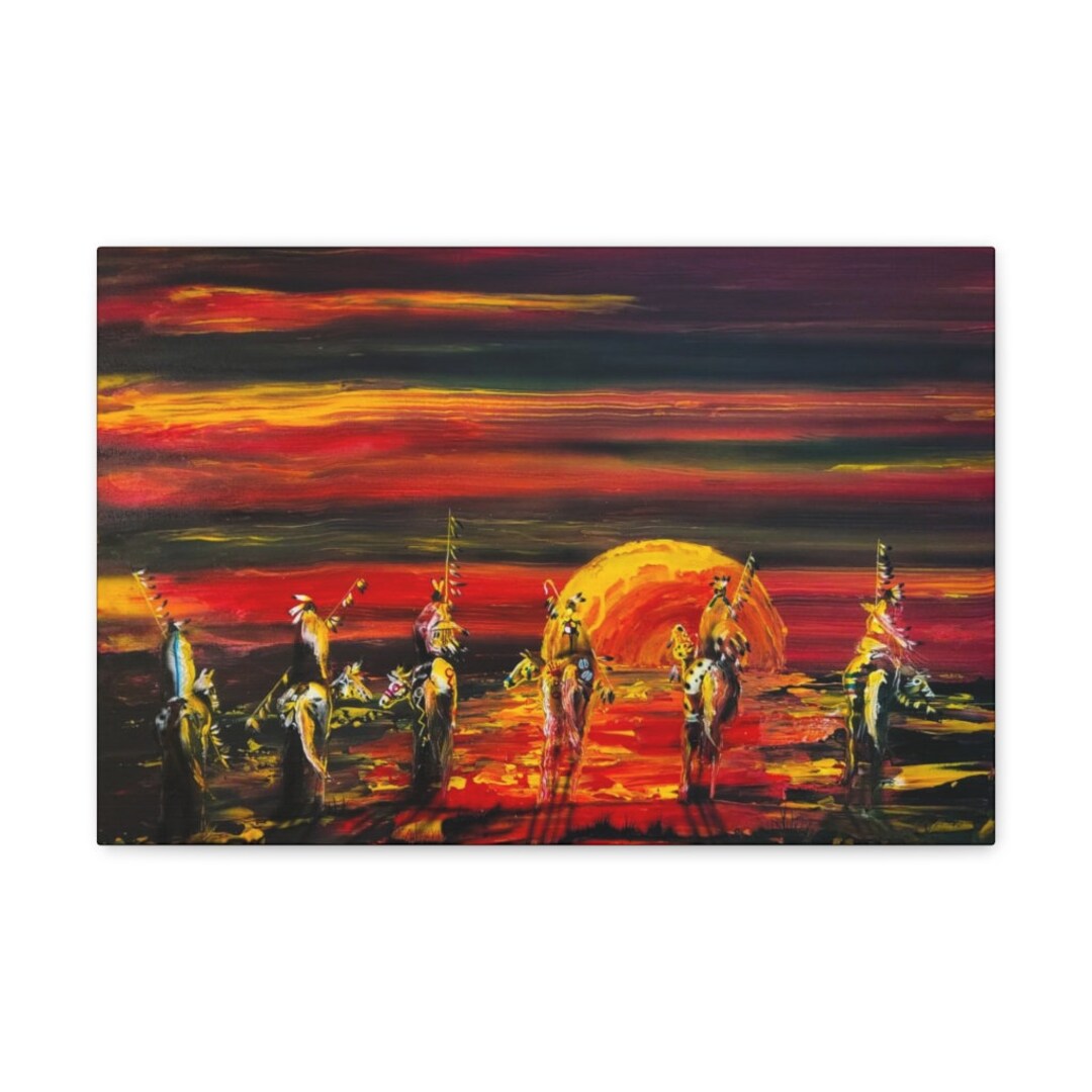 SOLITUDE 2 Sizes Canvas Gallery Wraps - Etsy