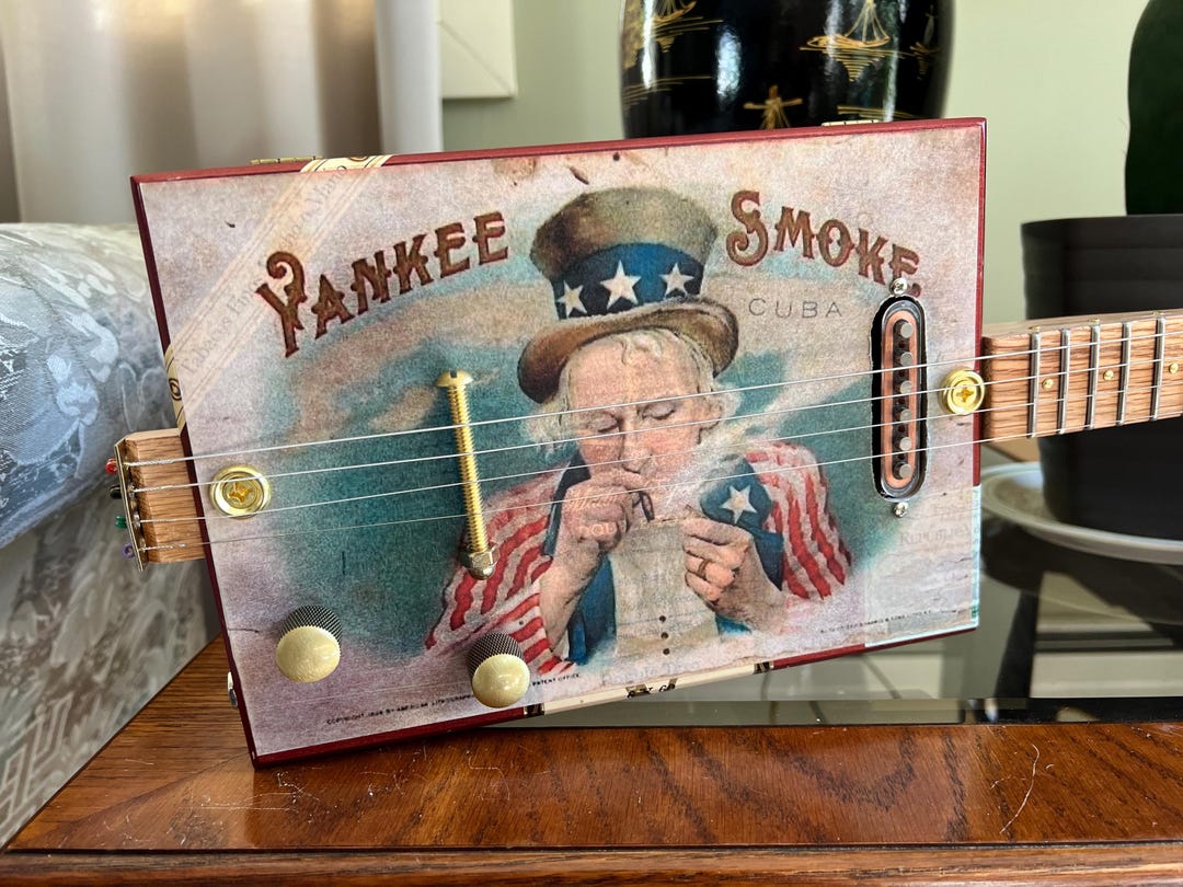 Jonboy Yankee Smoke 4 String Cigar Box Guitar - Etsy