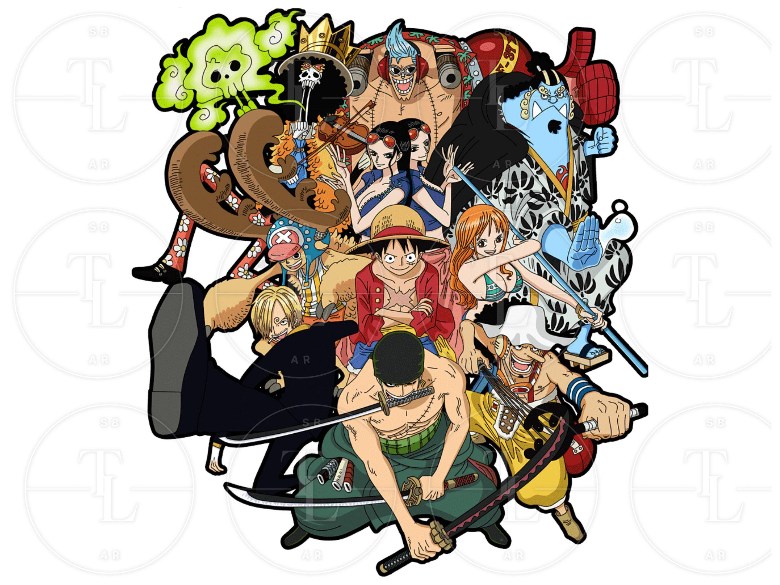 One Piece Font Anime Font TTF, SVG, PNG Digital Download Pirate Theme ...