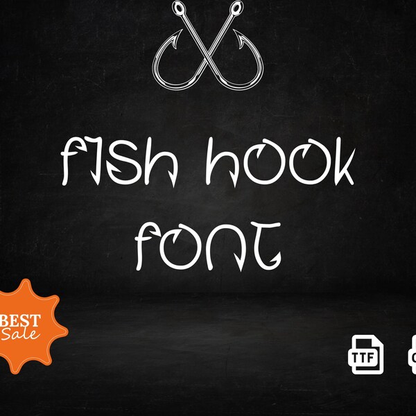 Cricut Fishing Font - Etsy