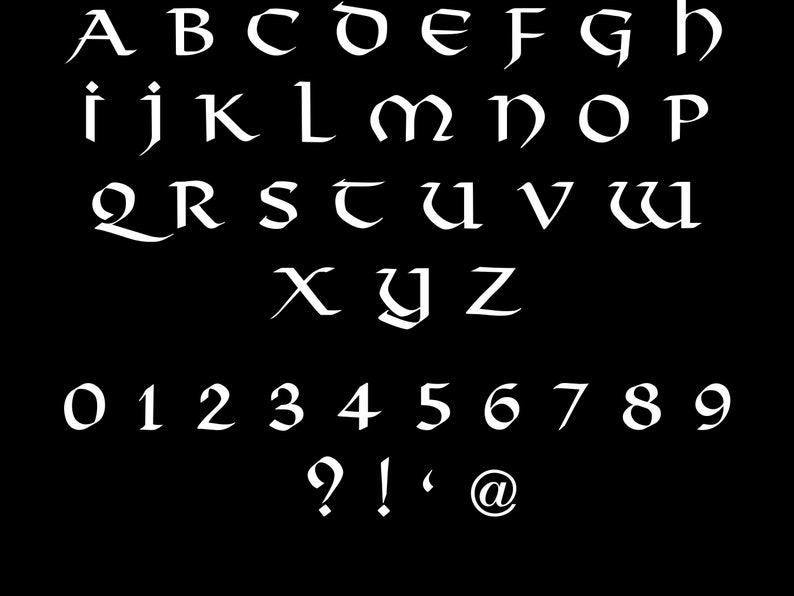 VIKING Font, Norse Typography Inspired Font for Procreate, Cricut ...