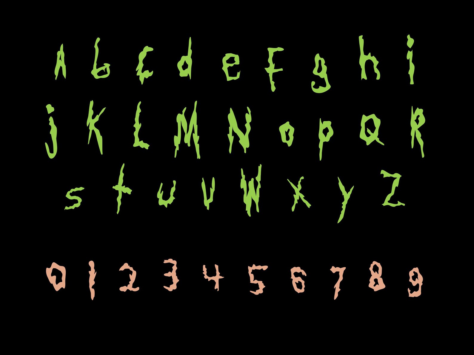 Rick & Morty Inspired Font by Rick and Morty for Procreate, Cricut ...