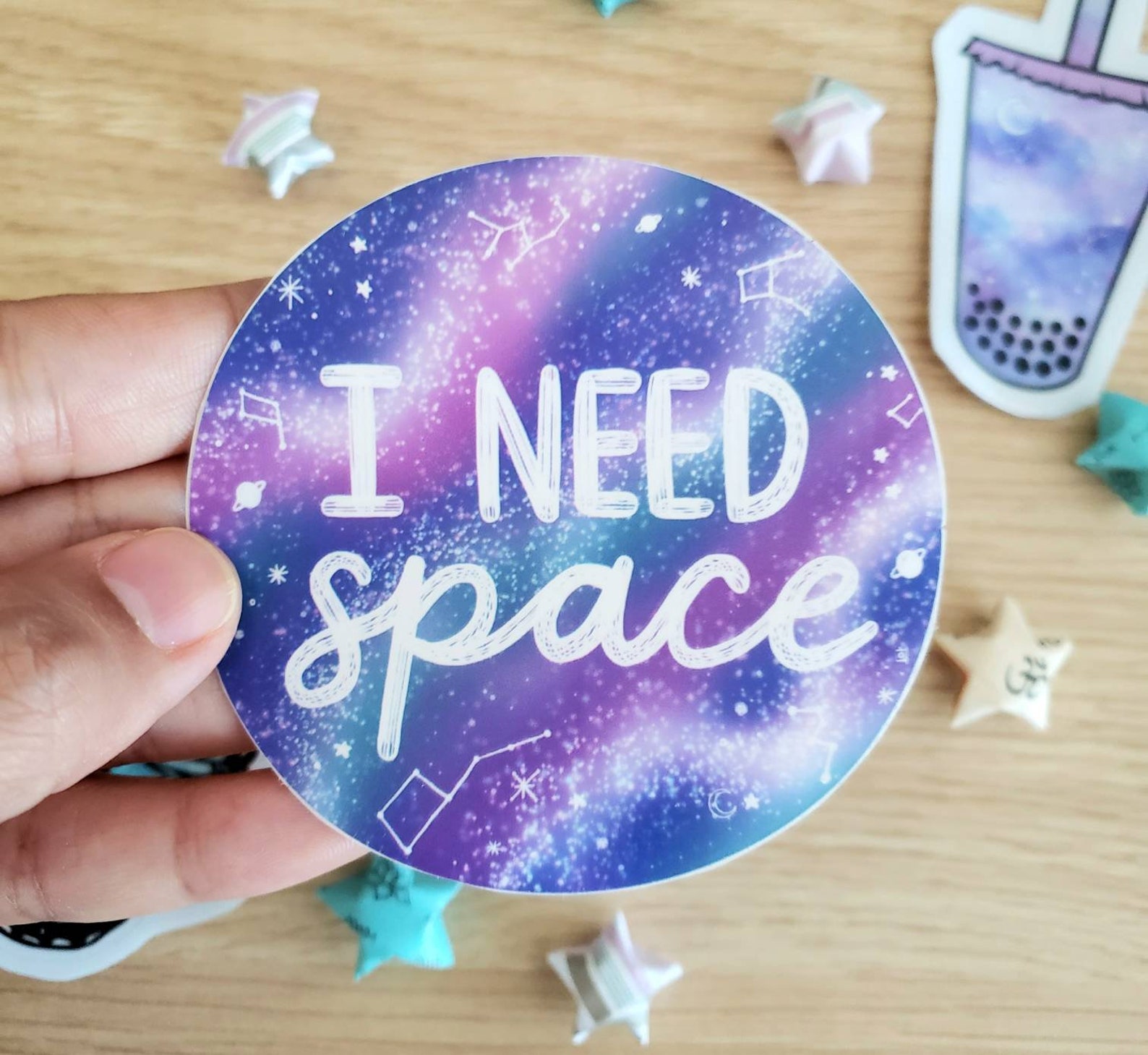 I Need Space Die-cut Vinyl Sticker - Waterproof - Dishwasher Safe ...