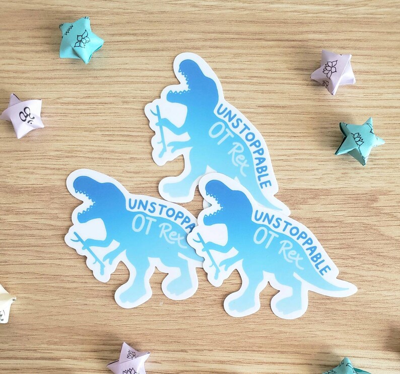 Unstoppable OT Rex Die-cut Vinyl Sticker Sticker - Etsy
