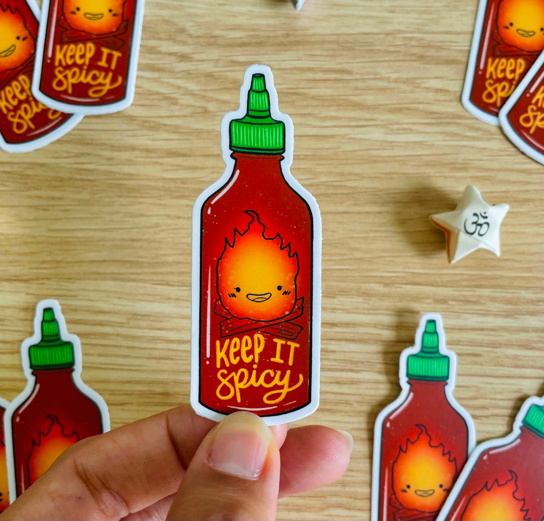 Keep It Spicy Die-cut Vinyl Sticker - Waterproof - Spicy - Sriracha ...