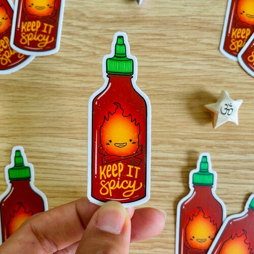 Keep It Spicy Die-cut Vinyl Sticker Waterproof Spicy - Etsy