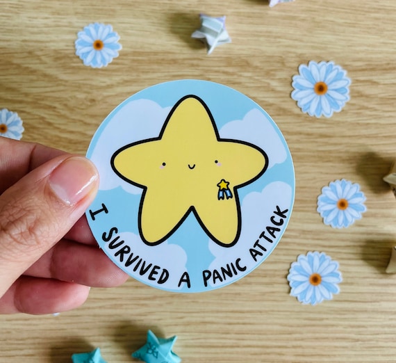 I Survived a Panic Attack Die-cut Vinyl Sticker - Etsy