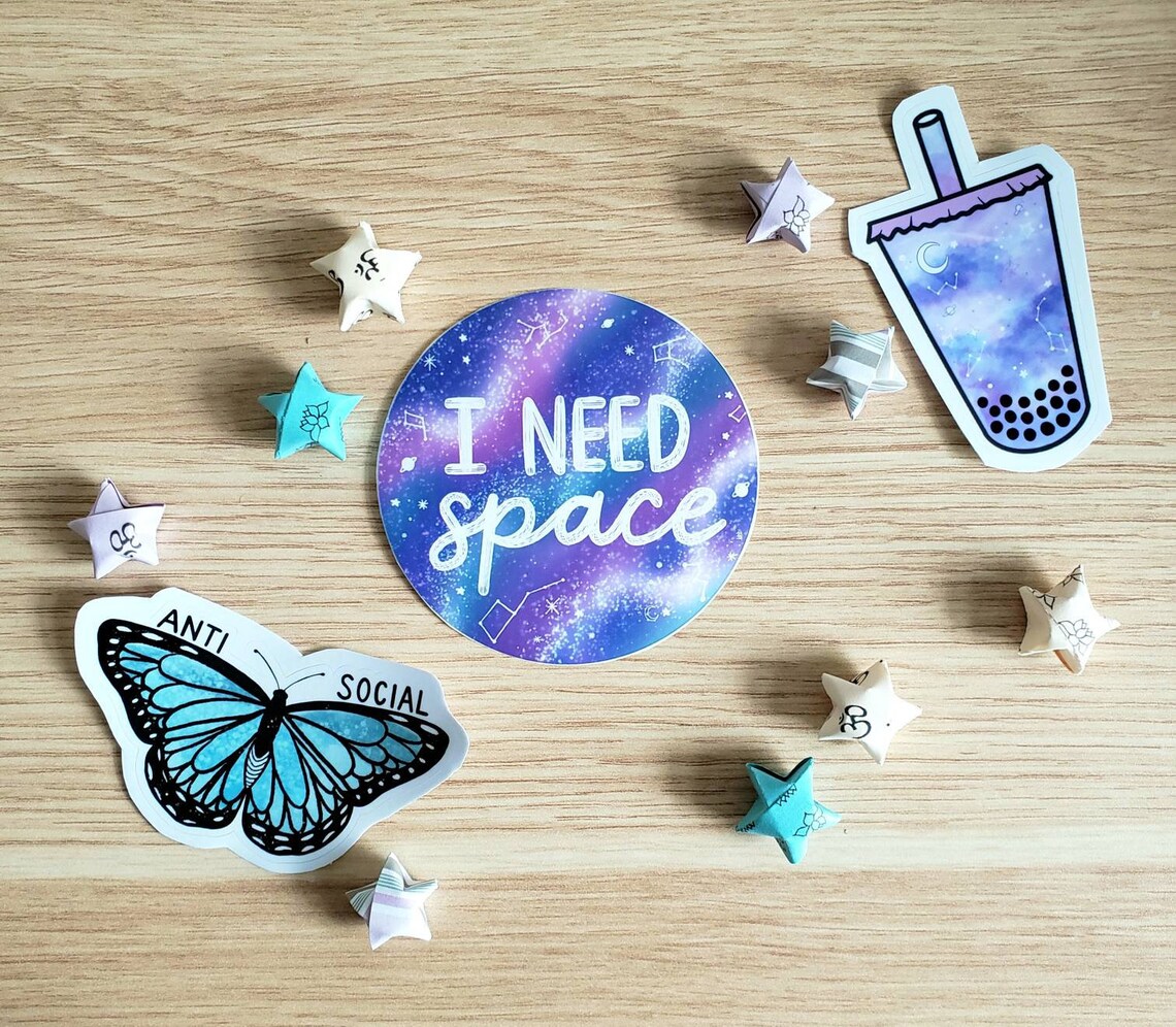 I Need Space Die-cut Vinyl Sticker - Waterproof - Dishwasher Safe ...